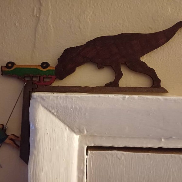 Jurassic Park T-rex Escape Corner Mural - Etsy