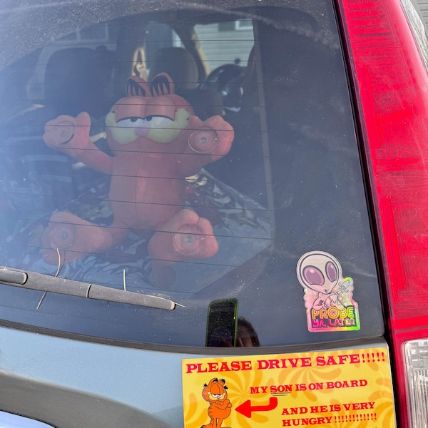 Fat Orange Cat Car Keychain - Etsy