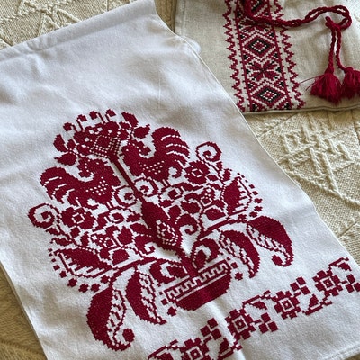 Handcrafted Rushnyk / Ukrainian Rushnyk / Embroidered Rushnyk ...