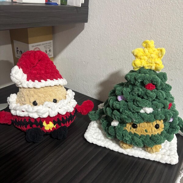 Swinging Holiday Squad Crochet Patterns, Christmas Car Hanging Crochet ...