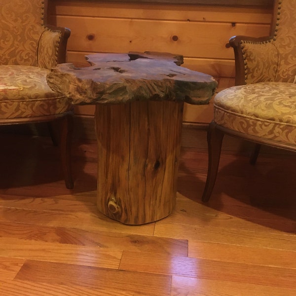 Cedar Stump Side/end Table - Etsy
