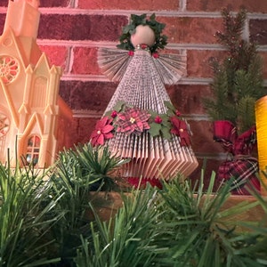 Custom Repurposed Book Angel Made From a Book Supplied by the Customer ...