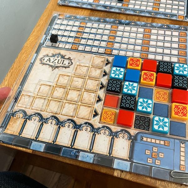 4 Acrylic Overlays for the Azul Player Board, Acrylic Overlay for Azul ...
