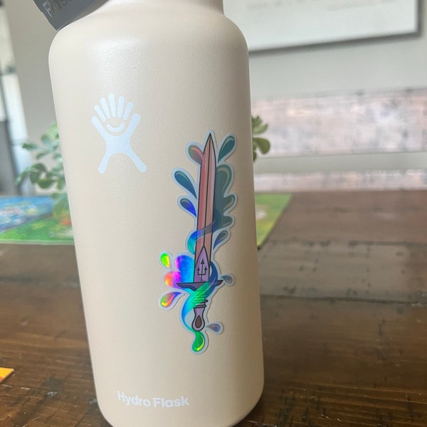 Riptide Original Holographic Vinyl Sticker, Durable Waterproof 3" Percy ...