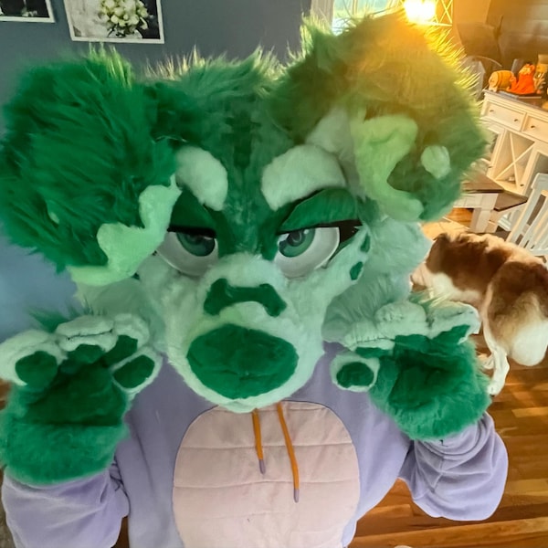 Snake Demon 3D Printed Fursuit Head Base - Etsy