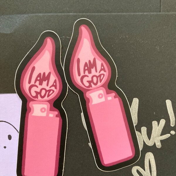 I Am a God Sticker Jennifer's Body Vinyl Sticker Water Resistant Vinyl ...