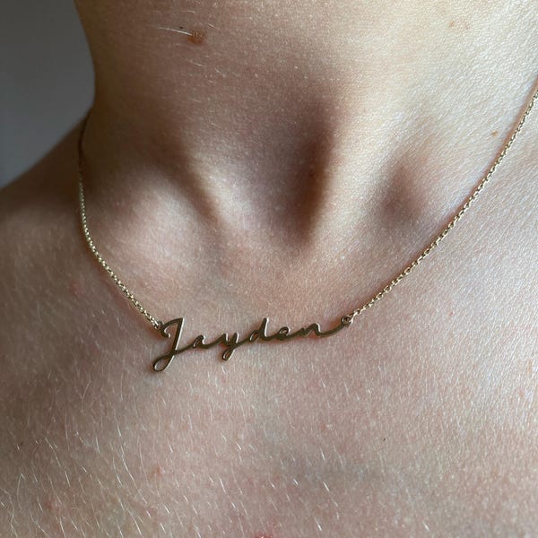 14K Solid Gold Ladybug Necklace , Dainty Laydybird Necklace , Animal ...