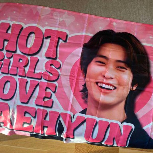 Nct 127 Haechan Hot Girls Concert Banner, NCT Dream Kpop Flag, NCT ...