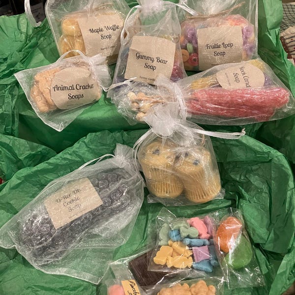 Blueberry Soap - Mini Soaps - Blueberries - Embeds - 3.50oz - Etsy