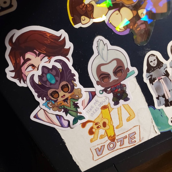 SET I: Lol 2”in Sticker Chibi Champs League of Legends Draven/jinx ...