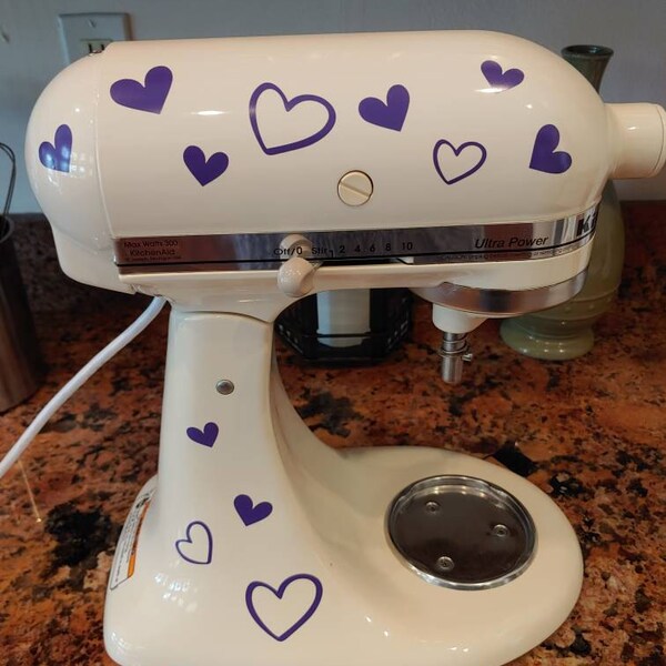 Hearts Kitchenaid Mixer Mixing Machine Decal Art Wrap - Etsy