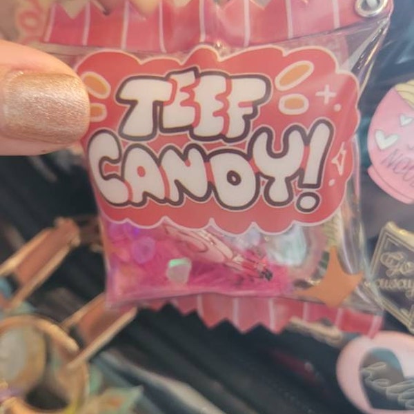 Puffy Teef Candy Keychain! - Etsy
