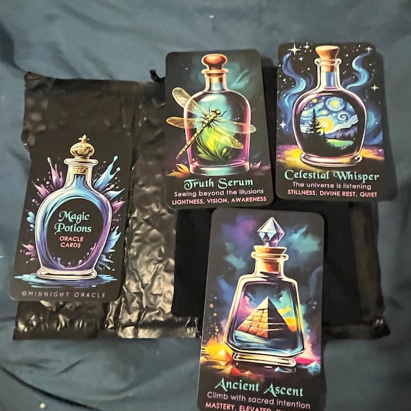 CUSTOM PREORDER: Guiding Insights Angel Oracle Deck With Celestial ...