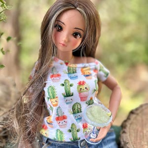 Clothing to Fit Smart Doll Pear Girl the Eliana Top in Tiny Cherries ...