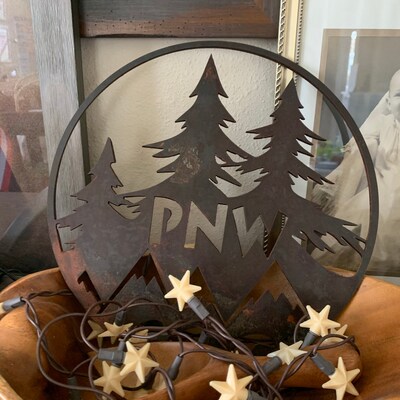 1 Rustic Reclaimed Metal Fall Stake - Etsy