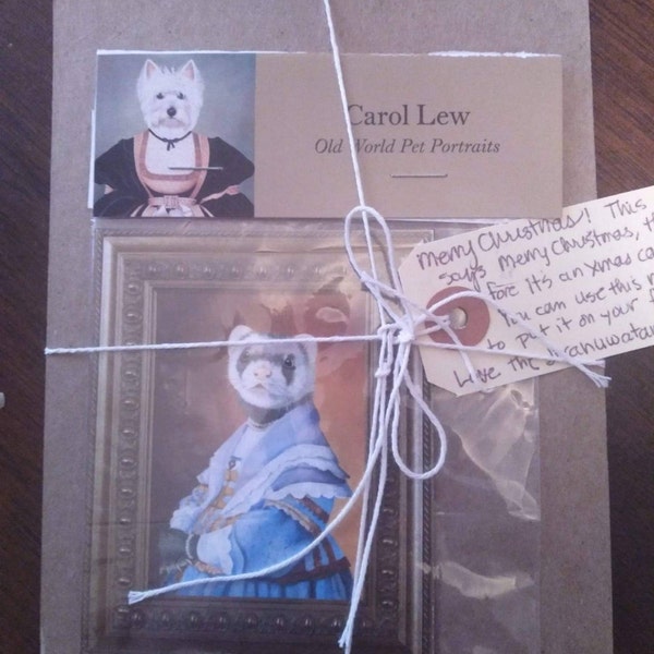 Ferret, Ferret Magnet, Refrigerator Magnet, Magnet, Ferret Clothes ...