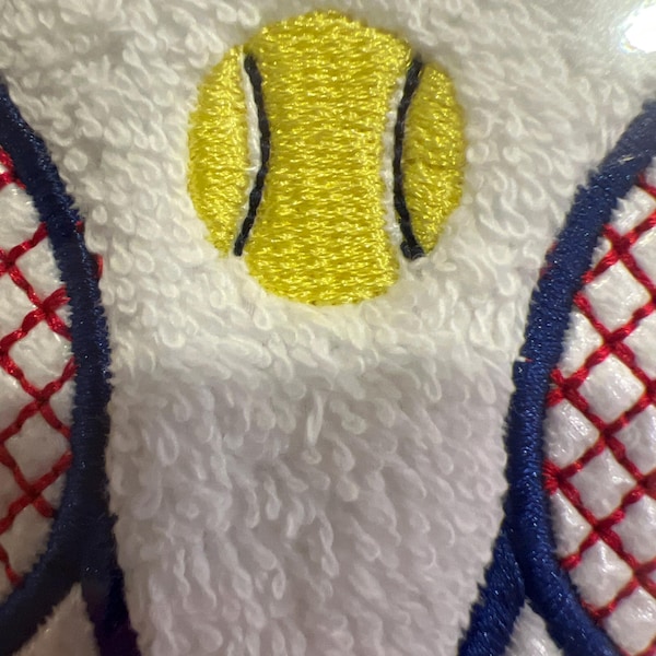 Tennis Racquets Rackets Crossed Machine Embroidery Design, 5 Sizes, PES ...