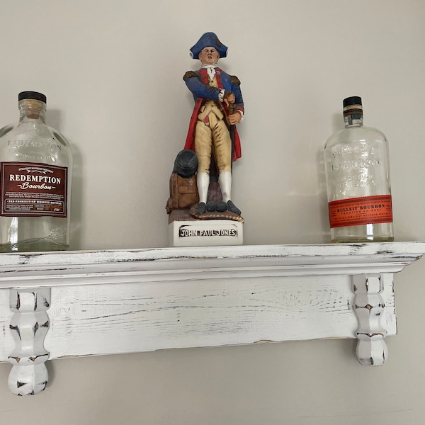 French Country Shelf / Distressed Floating Shelf / Kitchen Shelf ...