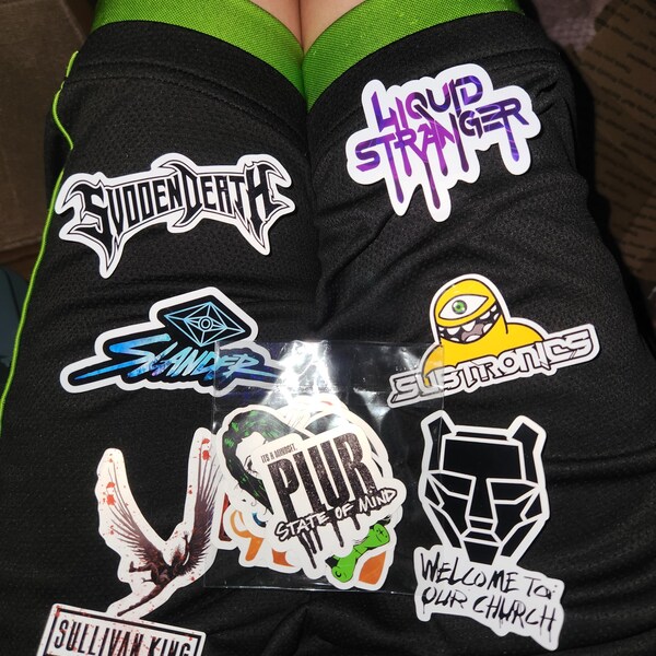 Subtronics Cyclops Army Double Sided Necklace Dogtag Chain Dubstep Rave ...