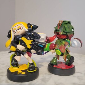 Custom Splatoon Amiibo Purple Inkling Boy Amiibo - Etsy