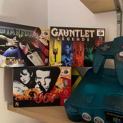 Super Mario 64 NTSC-J Nintendo 64 N64 Ja Reproduction Box and Inner ...