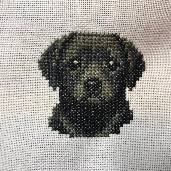 Black Labrador Cross Stitch Pattern PDF Bundle - Black Lab + Black Lab ...