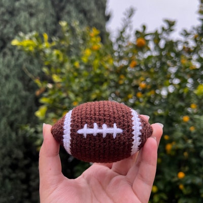 Football Crochet Pattern, Crochet Football Pattern, How to Crochet a ...