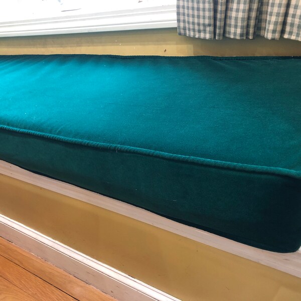 Custom Window Cushion COVER, Window Bench Cushion, Daybed Cushion, Bay ...