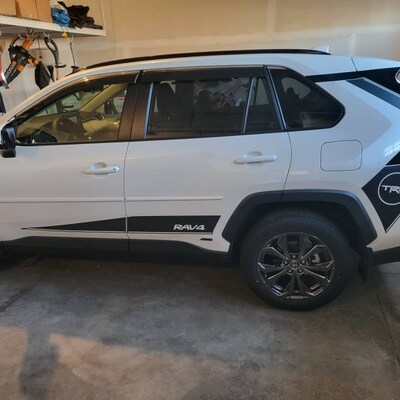 Side Body Stripe Decals Stickers Graphic Kit Fits Toyota Rav4 2019 2022 ...