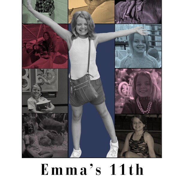 Eras 5x7 Template Editable Concert Poster Grid Eras Themed Birthday ...