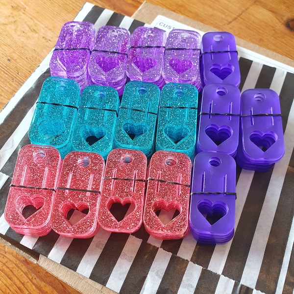 PIPSQUEAKS Acrylic Thread Drops | Floss Drops | Organiser Drop for ...