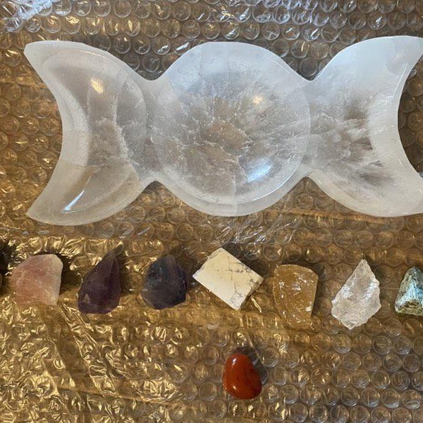 Raw Assorted Crystals & Stones, Craft Collection Mixed Rough Crystals ...