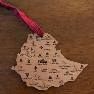 Ethiopia Christmas Ornament, Addis Ababa, Melkam Gena, Haileselassie ...