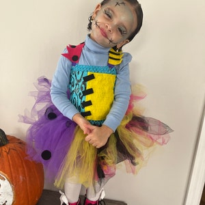 Cave Woman Inspired Tutu With Matching Bone Hair Clip Tutu Halloween ...