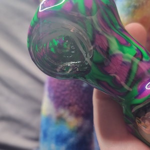 Custom Space Stitch Glass Smoking Pipe Girly Pipes Unique - Etsy