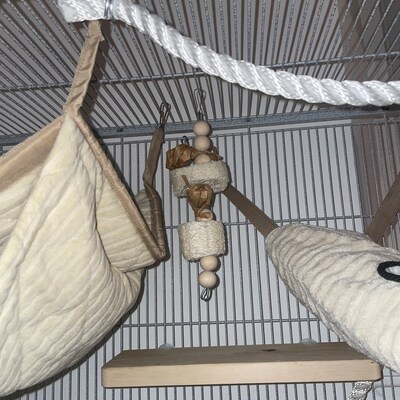 Nova Activity Rat Toy Perch for Cage Natural Cage Accessories - Etsy