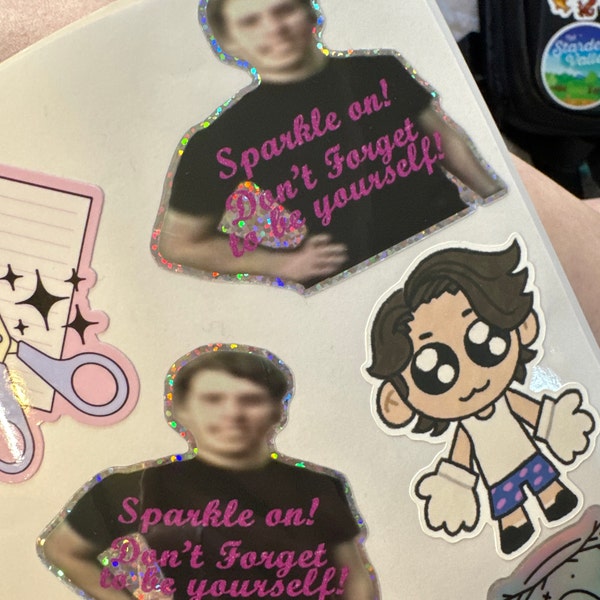 3” Jerma985 Glitter Sticker Sparkle On - Etsy