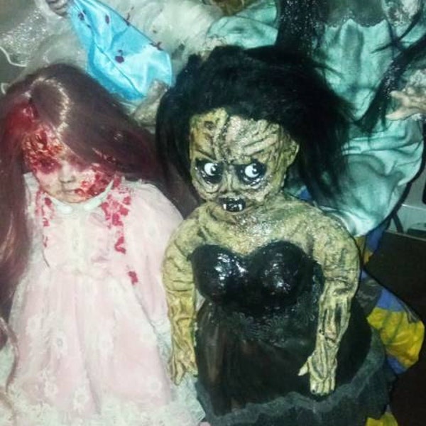 Dark Demon Baby Girl ,haunted Creepy Ooak Child, Scary Spooky Doll ...