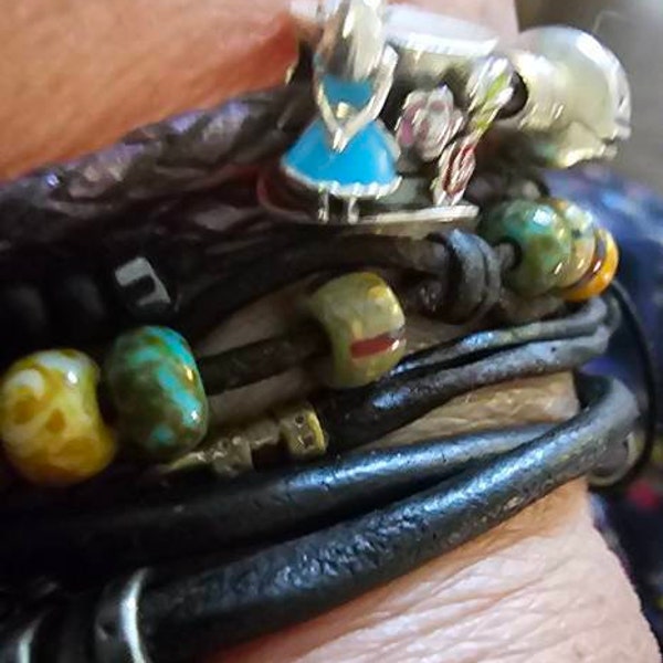 Sterling Silver Simply 'classy' Round Charm Clip / Stopper. Compatible ...