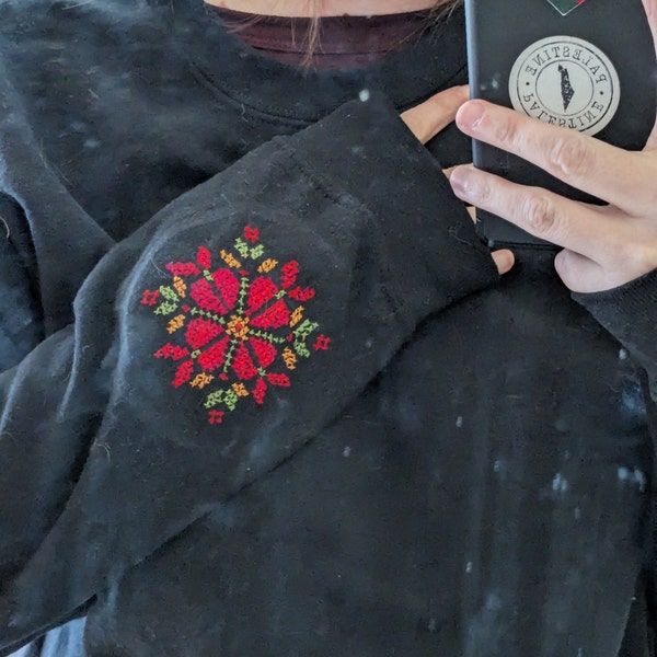 Dome of the Rock and Keffiyeh Palestinian Tatreez Embroidery PDF ...