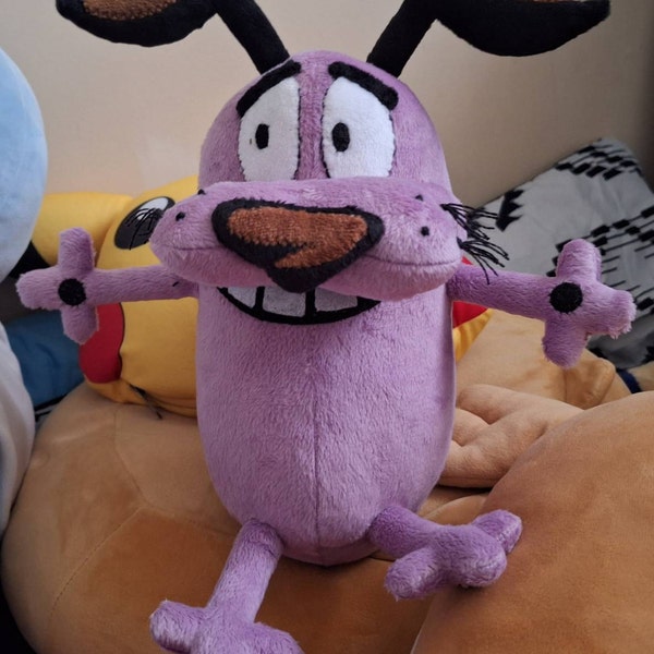 Plush Inspired by the Cartoon Character Courage the Cowardly Dog 9,8 ...