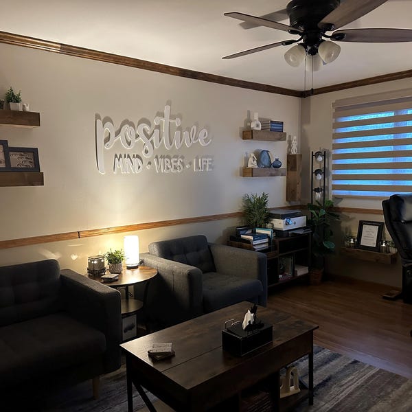 Positive Mind Vibes Life, Inspirational Wall Art, Inspirational Quotes ...