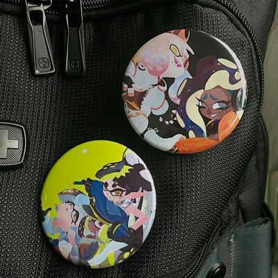 Splatoon Pin Buttons 2.25 - Etsy