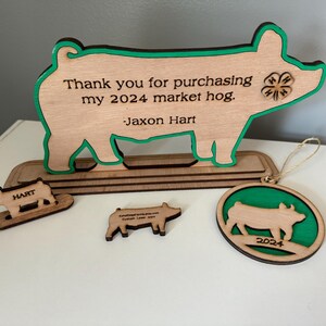 Market Barrow Hog Pig Show Award for Livestock Show Expo 4H Trophy - Etsy