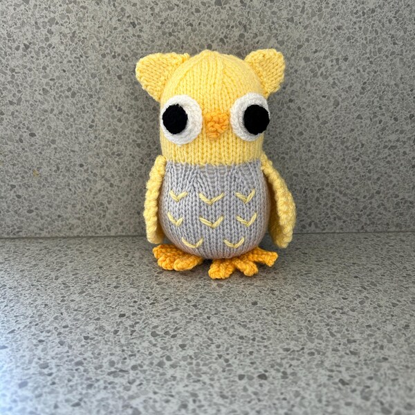 Owl Family Knitting Pattern Knitted Owls PDF Owls Soft Toy Owls Baby ...