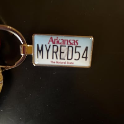 California License Plate Keychain Custom Car Keychain License Plate ...