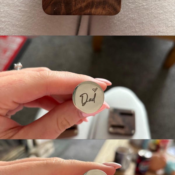 Father of the Bride Gif, Personalized Wedding Cufflinks, Father of ...