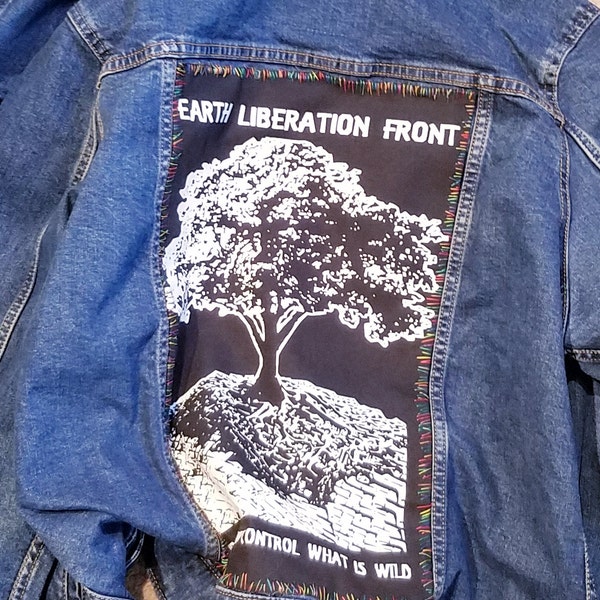 Earth Liberation Front Canvas Print / BACK Patch - Punk First ...