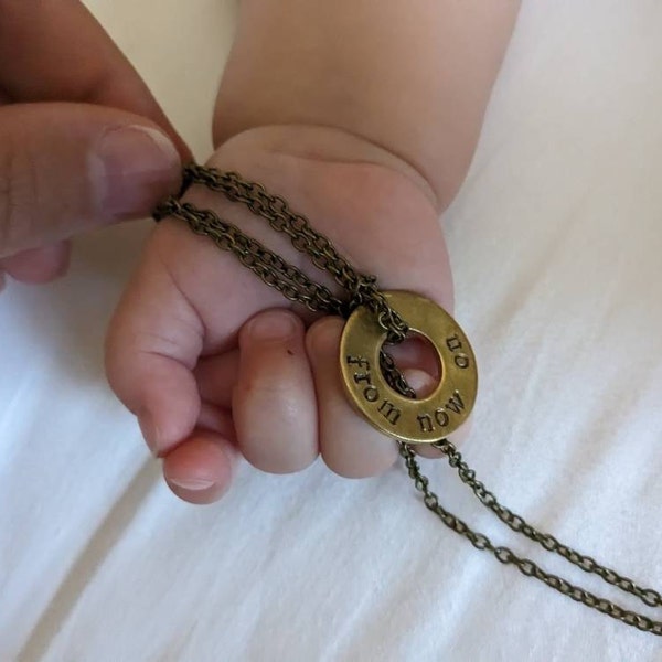 The Maze Runner Hand Stamped Washer Necklace on Chain - "the Maze ...