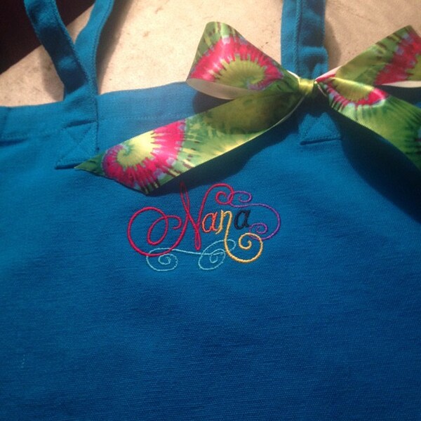 Nana Calligraphy Script Embroidery Design- Instant Email Delivery ...